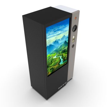 Quality Commercial Supermarket Indoor Circle RVM 739 RVM Reverse Vending Machine for sale