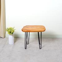 Quality Retro Simple Style Cedar Four-Corner Wooden Home Small Coffee Table for sale