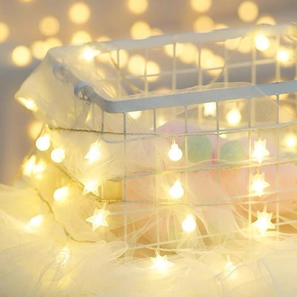 Quality Christmas Decorations 1KG Battery Operated Star Light String Fairy Lights for for sale