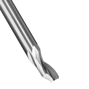 Quality High Speed Steel HSS Router Bit HRC64 Single Flute Router Bit For Aluminum for sale