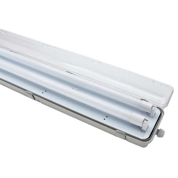 Quality IP65 Fluorescent Double LED Tube Light Multiscene Anti Corrosion for sale