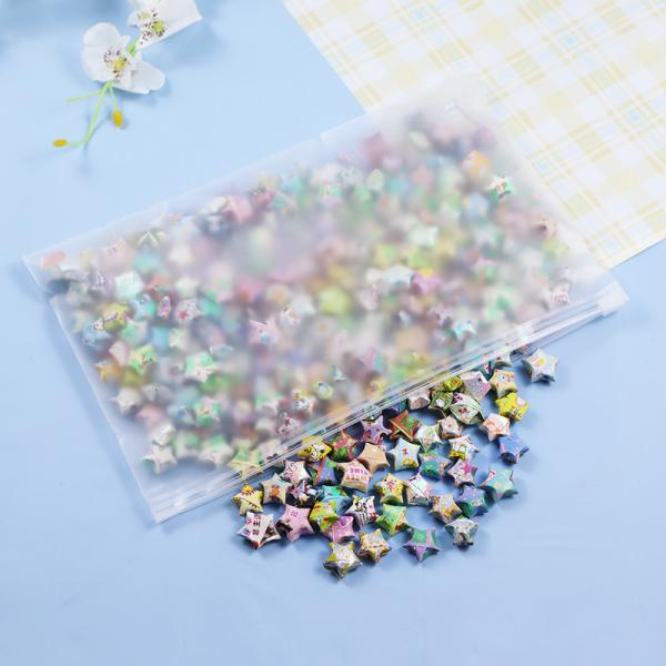 Quality Double 12 Silk CPE Custom Clear Zip Bags High Tensile Strength for sale