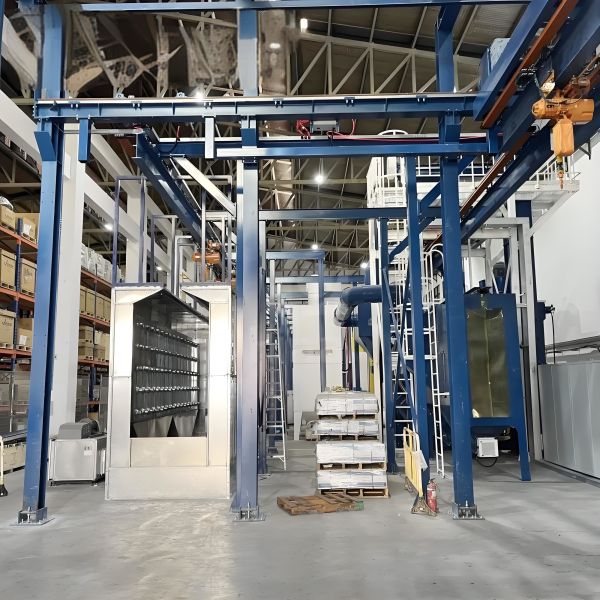 Quality Automatic Powder Coating Line for Aluminum Profiles, Fences, Cabinets, Doors, for sale