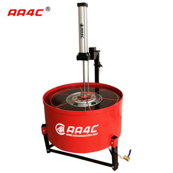Quality auto tire leak test tank pneumatic car tire leak tester detector 340MM for sale