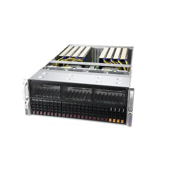 Quality 4U Dual Processor AMD Dual-Root GPU System Supermicro Server 4124GS-TNR with 8 for sale