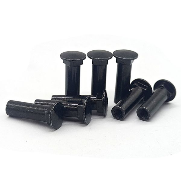 Quality Flat Head Stainless Steel Barrel Nuts Black Sleeve Barrel Nut M3 for sale