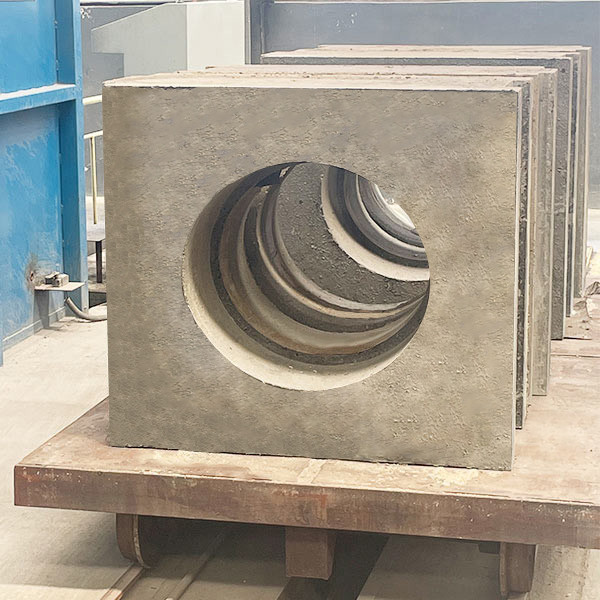 Quality High Refractoriness Under Load Compound Prefabricated Blocks Pot Mouth Brick For Reduction Furnace Of Metal Magnesium for sale