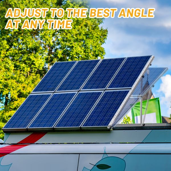 Quality Adjustable Tilt Range Solar Mounting Bracket for PV System Structure Wind Load for sale