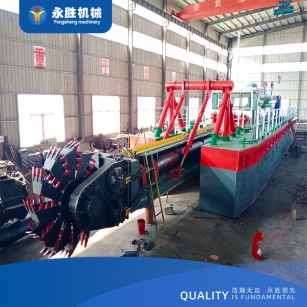 Quality Model 18 Inch Bucket Wheel Suction Dredger For Dredging Depth 15m for sale