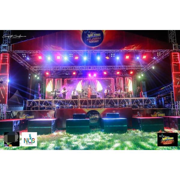 Quality P4 P3 Outdoor Rental LED Display Curtain HDR 250x250mm 16 Bit High Definition for sale