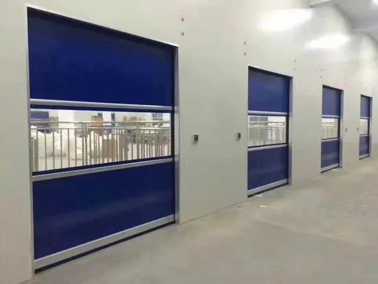 Quality High Speed Spiral Door with 220/380V 50Hz 750W Motor and 0.8-1.2m/s Opening Speed for 1000-1500 Times/Day High Frequency Use for sale