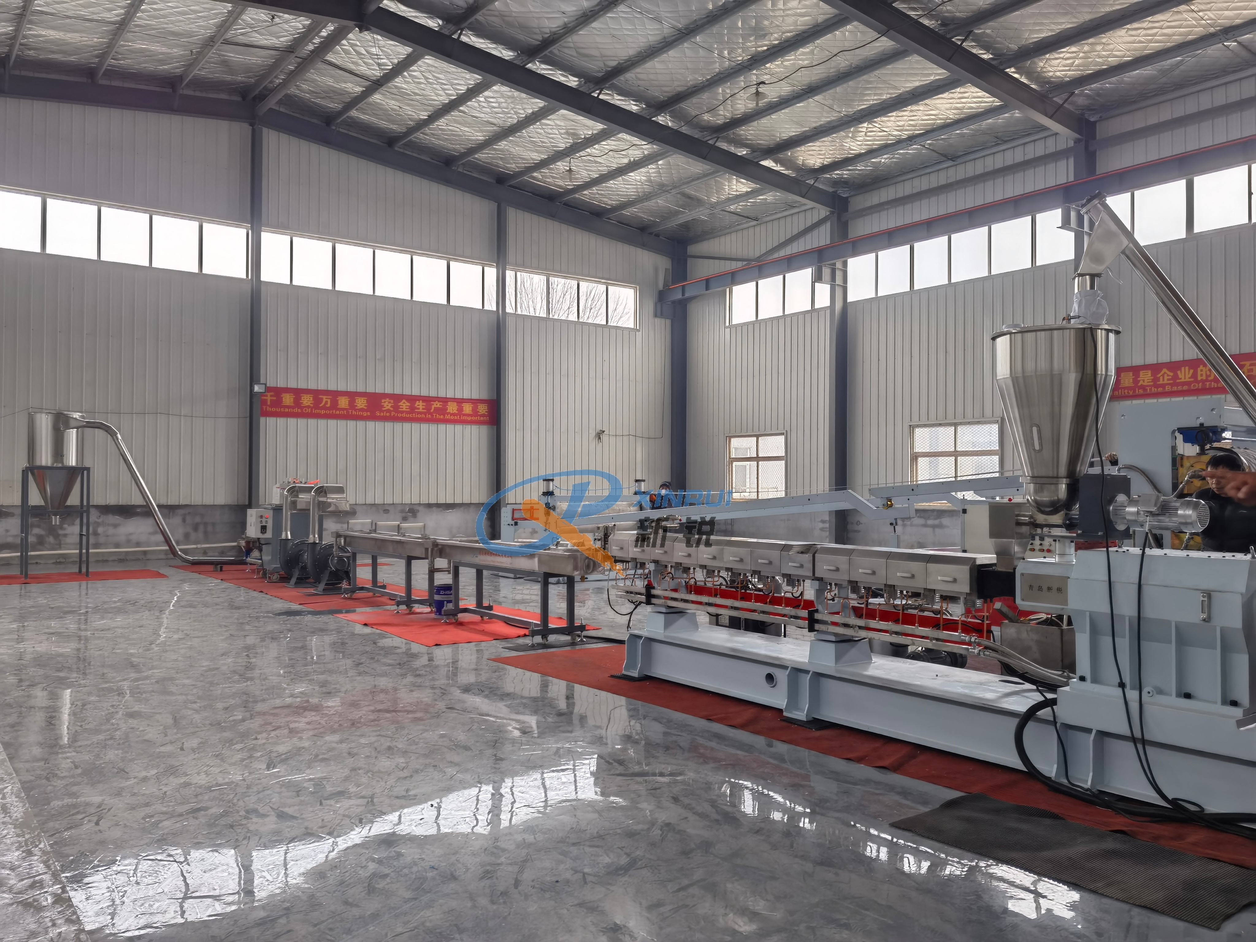 Quality 500KG/H TPR TPE Water Cooling Strand Pelletizing Production Line for sale