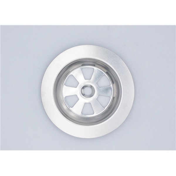 Quality Kitchen Waste Sink Strainer Parts Stainless Steel Silver 75 Mm OD for sale