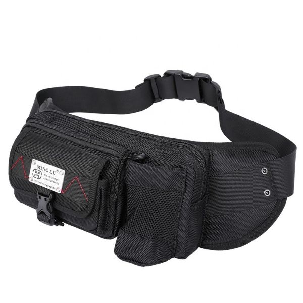 Quality Leisure Style Men'S Outdoor Waterproof Waist Bag Length 27cm Lightweight for sale