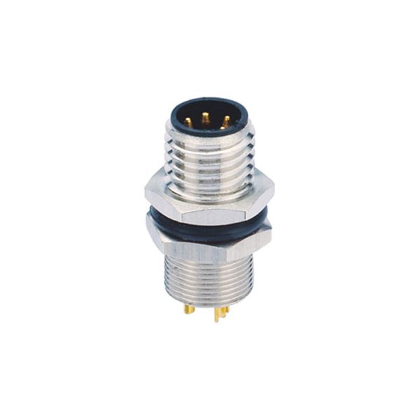 Quality Panel Mount Miniature Circular Connectors Sensor M8 8 Pin Female Connector for sale