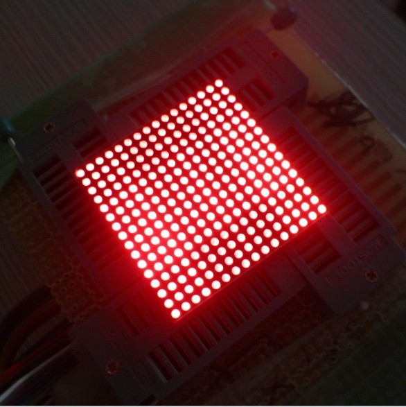 Quality High Efficiency 16x16 LED Matrix Display Board Big Viewing Angle for sale