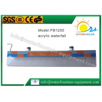 Quality Plastic Water Fountain Equipment Acrylic Water Descent With 12W Underwater Light for sale