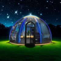 Quality Waterproof Windproof Dining Bubble Tent PC Restaurant Hotel Clear Outdoor Bubble for sale