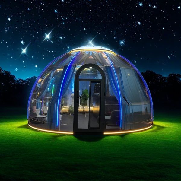 Quality Waterproof Windproof Dining Bubble Tent PC Restaurant Hotel Clear Outdoor Bubble House for sale
