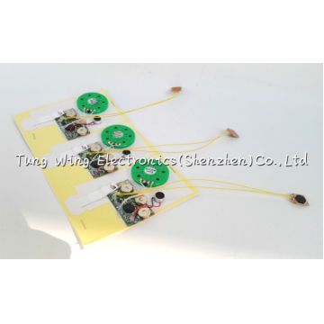 Quality Custom Voice Greeting Card Sound Module , recordable voice chip for sale