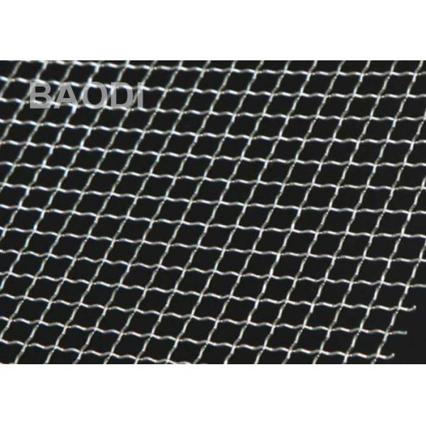 Quality 1 Inch Crimped Wire Mesh Woven Square Acid Resistant for sale