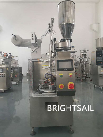 Quality Ultrasonic Sealing Pyramid Tea Powder Pouch Filling Machine 45 Bags Per Minute for sale