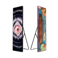 Quality Portable 1R1G1B Indoor Smart LED Poster Display 1/32 Scan LED Advertising Player for sale