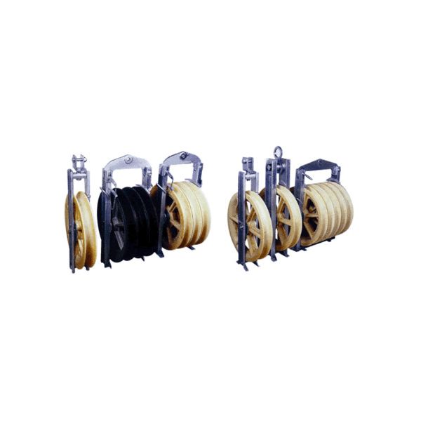 Quality 916mm Diameter MC Nylon 5-Wheel Transmission Line Pulley Block for Heavy-Duty for sale