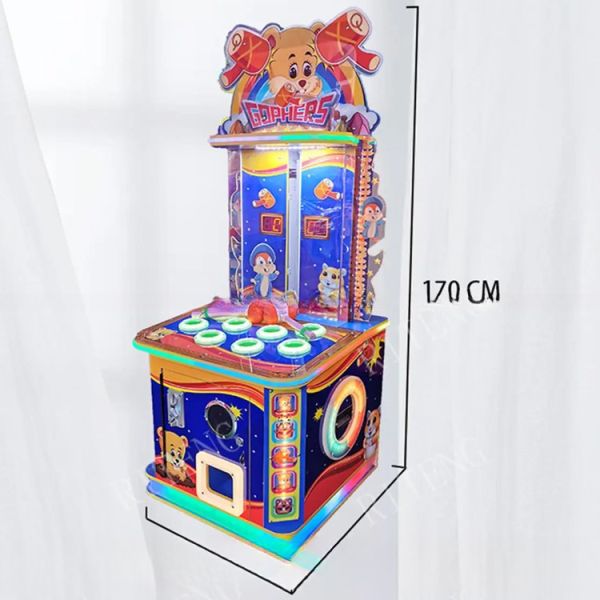Quality Hitting Hammer Ticket Redemption Game Machine For Kids CE Certificate for sale