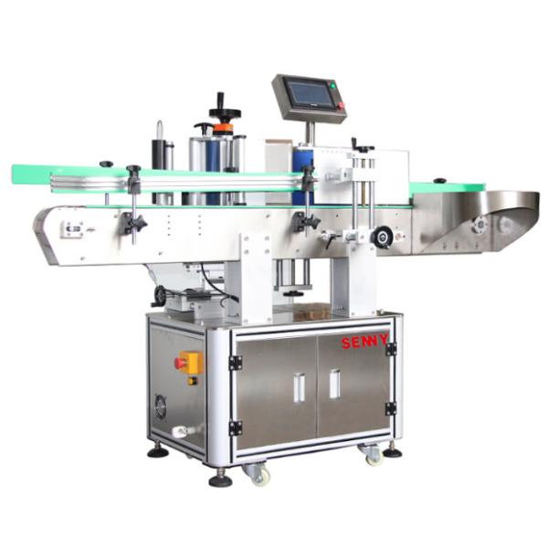 Quality 1.2kw Round Bottle Sticker Labeling Machine , 40pcs/Min Auto Labeller Machines for sale