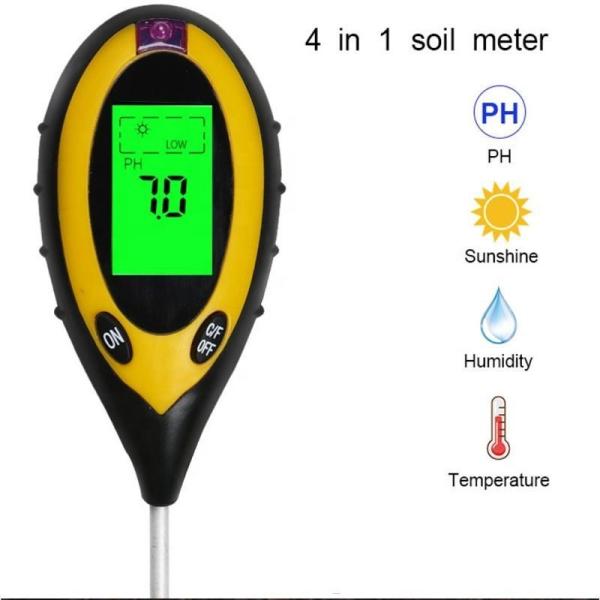 Quality Soil Light Test Range 0-2000 PH Meter Moisture Tester for Potted Plants Gardens for sale