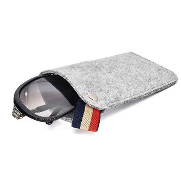 Quality Neoprene Eyeglasses Case PU Leather Drawstring Pouch Bag Personalised for sale