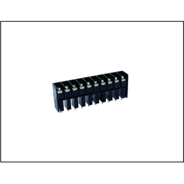 Quality 30A 600V Terminal Power Block M4 Screw 9.525mm Pitch PBT / UL94-V0  / PA66 Brass for sale