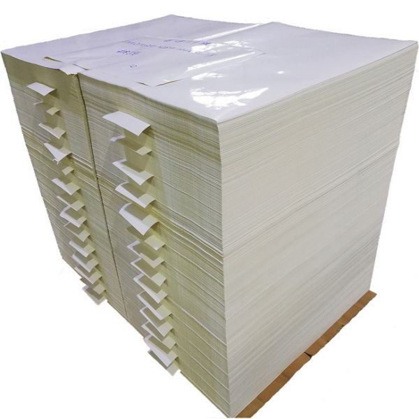 Quality 85GSM Yellow Silicone Liner 78G Blank Sheet Labels for sale