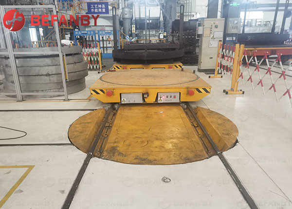 Quality Customized Railway Electrical Mold Factory Turntable Transfer Cart for sale