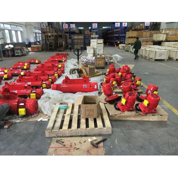 Quality Single Girder Electric Wire Rope Hoist 12m / 18m Lifting Height CD1 Model for sale
