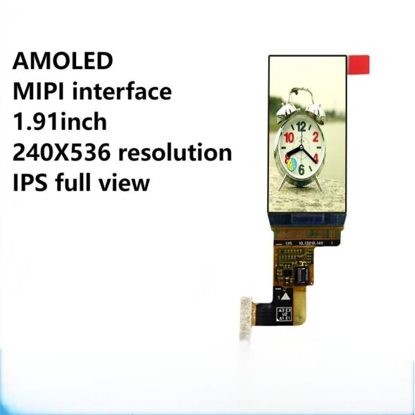 Quality 1.91 Inch 240×536 AMOLED IPS Single-module Liquid Crystal Display Screen for sale
