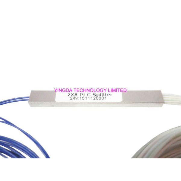 Quality 2x8 Blockless Mini Type PLC Splitter In GPON Network 1260 - 1650 nm for sale