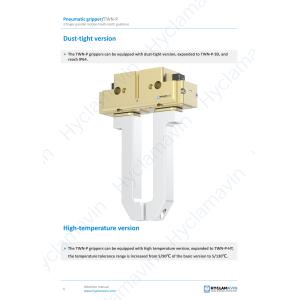 Quality Short Stroke Two Jaw Gripper End Of Arm Tooling Grippers 0.1kg-37Kg Load for sale