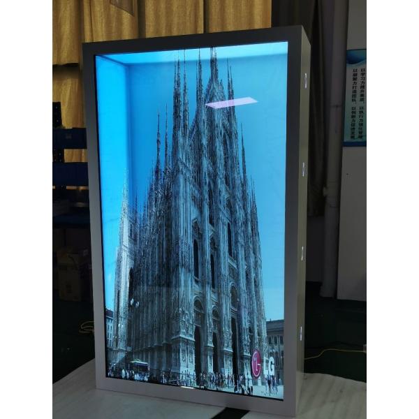 Quality Indoor 3840x2160 85in Transparent LCD Display IR Touch FCC for sale