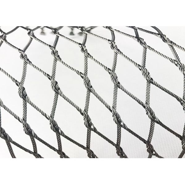 Quality Flexible Stainless Steel Wire Mesh Rope Woven 1.2mm 1.6mm Diameter for sale