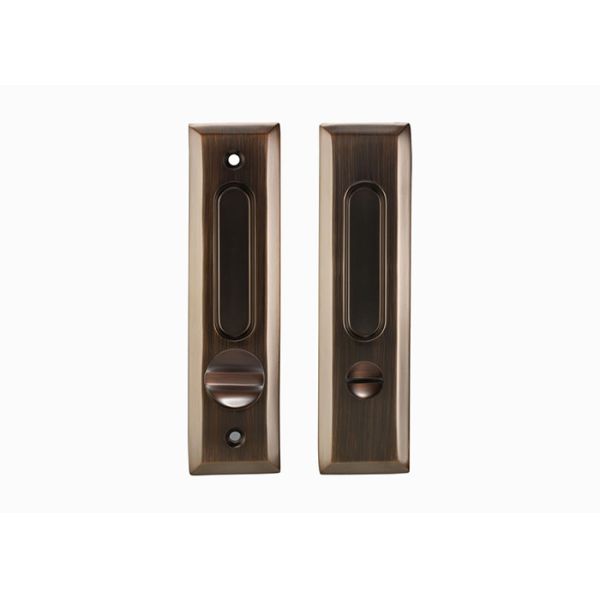 Quality 42mm 160mm Brass Sliding Door Lock Modern Push Pull Hidden Handle for sale