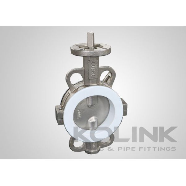 Quality PTFE Seated Butterfly Valve Concentric 2-48 Inch Class150 for sale