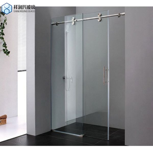 Quality Bathroom 6mm Tempered Small Shower Screen Silver Pivot Shower Door for for sale