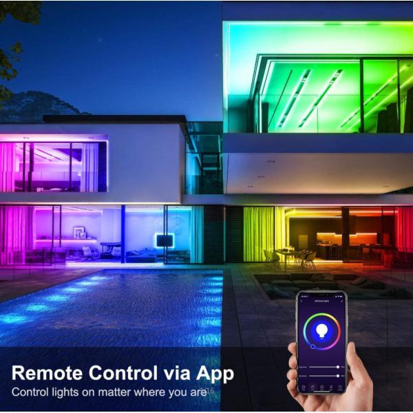 Quality Flexible LED Strip Lights Smart Remote Control RGB Light for Energy and Mood for sale