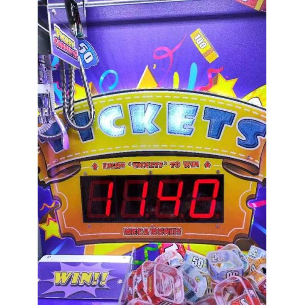 Quality Ticket Carnival II redemption game crane claw game arcade skill game machine for sale