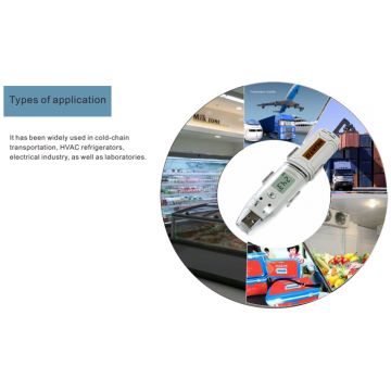 Quality Battery Powered Usb Data Logger Temperature Humidity For Industrial for sale