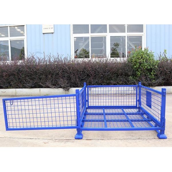 Lockable Gas Cylinder Stillage Pallet Cage With Access Gates from China ...
