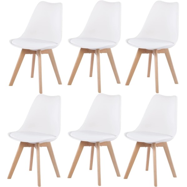 Quality 40'HQ Living Room Chairs with PU Cushion 1488pcs Prices Nordic Wooden Tulip Dining Chair for sale
