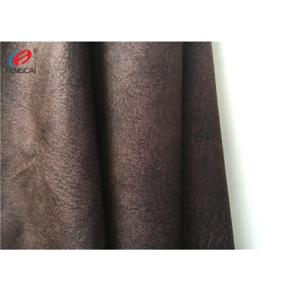 Quality 100 % Polyester Printed Velvet Upholstery Fabric Sofa Knitted Fabric , Eco - for sale